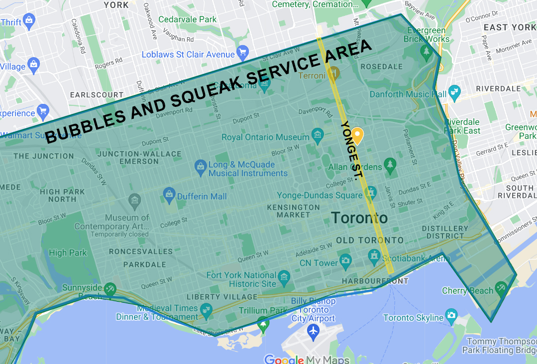 Yonge Street Office Cleaning Service Area of the city By BUBBLES ...